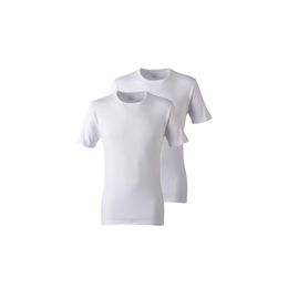 T-Shirt Jockey "T-Shirt Modern Classic Round Neck T-Shirt 2er Pack", Herren, Gr. L, wei&szlig;, Obermaterial: 100% Baumwolle CO., Shirts T-Shirt