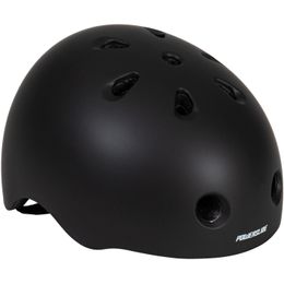 Kinderfahrradhelm Powerslide "Urban" Gr. 58,5, schwarz, Helme, Kinder, 58,5/62 Kopfumfang: 58cm - 62cm, Kinderfahrradhelm