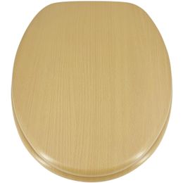 WC-Sitz ADOB "Buche", braun (holzfarben), B:38cm L:45cm, WC-Sitze, WC-Sitz