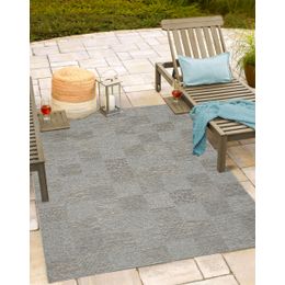 Teppich the carpet "Calgary", grau, B:120cm H:1mm L:160cm, Polypropylen, Teppiche, Teppich, moderner robuster In und Outdoor Teppich
