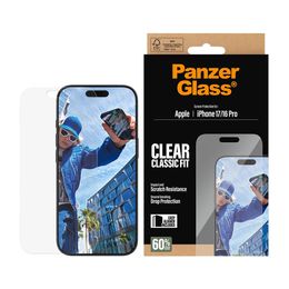 CARE BY PANZERGLASS Displayschutzglas "Classic Fit Screen Protector", transparent, B:11cm H:1,2cm T:19,7mm, Displayfolien, Displayschutzfolie, Schutzfolie, Bildschirmschutz, kratz- & sto&szlig;fest, Displayschutzglas