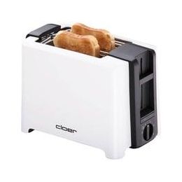 Cloer Full Size Toaster 3531 wei&szlig;/schwarz, 900 Watt, f&uuml;r 2 XXL-Toastscheiben