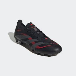 Fu&szlig;ballschuh adidas Performance "PREDATOR LEAGUE MG", Gr. 44,5, schwarz (core schwarz, grau four, lucid rot), Synthetik, Schuhe Fu&szlig;ballschuh