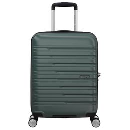 Hartschalen-Trolley American Tourister "FLASHLINE 55", Damen, Gr. B/H/T: 40cm x 55cm x 20cm 34 l, gr&uuml;n (schwarz forest), ABS, festlich, Koffer Hartschalen-Trolley, Handgep&auml;ck-Koffer Reisegep&auml;ck Koffer TSA-Zahlenschloss
