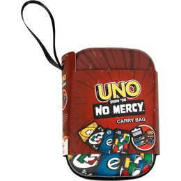 Tragetasche klein "UNO Show 'em No Mercy - Tragetasche", braun, Taschen, Herren, B/H/T: 5cm x 15cm x 11cm, Kunststoff, Tragetasche, Aufbewahrungstasche f&uuml;r Spielkarten und Anleitung, B:5cm H:15cm T:11cm
