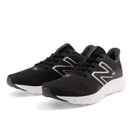 Laufschuh New Balance "411", Herren, Gr. 41,5, schwarz, schwarz s, Textil, Schuhe Laufschuh, Topseller