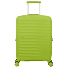 Hartschalen-Trolley American Tourister "FASTFORWARD, verschiedene Gr&ouml;&szlig;en und Farben", Damen, Gr. B/H/T: 40cm x 55cm x 20cm 36 l, gr&uuml;n (neon lime), Polypropylen, unifarben, Koffer Hartschalen-Trolley, Hartschalen-Koffer personalisierbar TSA-Schloss Volumenerweiterung