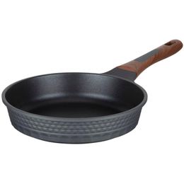 Bratpfanne RESTO KITCHENWARE "Capella, Pfanne antihaftbeschichtet und sp&uuml;lmaschinenfest", schwarz, H:6cm L:47,5cm &Oslash;:26cm, Pfannen, Bratpfanne, Schmorpfanne mit einzigartigem 3D-Design