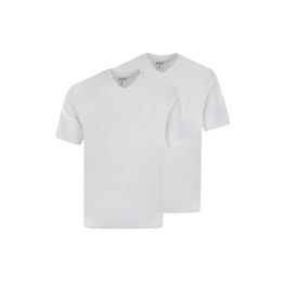 T-Shirt Hajo "T-Shirt 2er Pack", Herren, Gr. 5XL, wei&szlig;, Obermaterial: 100% Baumwolle CO., Shirts T-Shirt