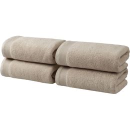 Handt&uuml;cher OTTO HOME "Fenya, flauschig und weich, Premium Handt&uuml;cher 550gr/m&sup2;", beige, B:50cm L:100cm, Webfrottier, Baumwolle, Handt&uuml;cher, Handt&uuml;cher, mit Bord&uuml;re, Set, 100% Baumwolle, Hotel-Qualit&auml;t, 5 Jahre Garantie