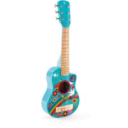 Gitalele HAPE "Gitalele Flower Power", bunt, Saiteninstrumente, KinderL:65cm, Gitalele, L:65cm