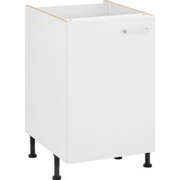 Sp&uuml;lenschrank Optifit "Parma", wei&szlig;, B:50cm H:87cm T:58,4cm, Holzwerkstoff, Schr&auml;nke, Sp&uuml;lenschrank, Breite 50 cm