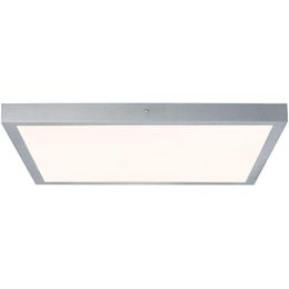 Paulmann LED Panel "Lunar", grau (chromfarben), 1, H: 3,8cm, 1 Stk., Leuchten, LED Panel