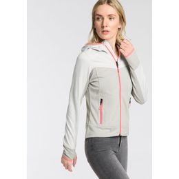 Funktionsjacke Killtec, Damen, Gr. 46, gr&uuml;n (helloliv), Obermaterial: 100% Polyester, Jacken Funktionsjacke, &Uuml;bergangsjacke, aus Polyester, w&auml;rmend