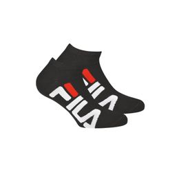Sneakersocken Fila "Socken 2er Pack", Damen, Gr. 35-38, schwarz, Obermaterial: 75% Baumwolle CO. 23% Polyester PES. 2% Elasthan EL., Socken Sneakersocken