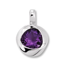 Kettenanh&auml;nger ONE ELEMENT "Amethyst Anh&auml;nger aus 925 Silber", silber, Schmuckanh&auml;nger, Damen, Silber 925 (Sterlingsilber), Kettenanh&auml;nger