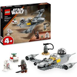 Konstruktionsspielsteine Lego "Mandos und Grogus N-1 Starfighter&trade; (75410), Lego Star Wars", bunt, Spielbausteine, Kinder, Kunststoff, Konstruktionsspielsteine, Made in Europe, Topseller