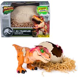 Spielfigur Spin Master "Primal Hatch - Interaktiver T-Rex im Ei", bunt, Spielfiguren, Kinder, Kunststoff, Spielfigur, mit Licht und Sound