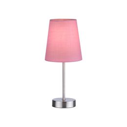 JUST LIGHT Tischleuchte "HEINRICH", rosa, 1, &Oslash; 1,4cm, 1 Stk., Leuchten, ExklusiveE14, Schalter, Schnurschalter, Tischleuchte