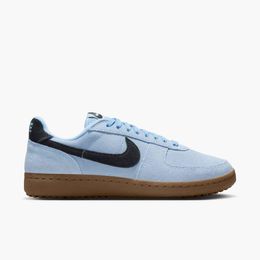 Sneaker Nike Sportswear "WMNS FIELD GENERAL", Damen, Gr. 40, aluminum, schwarz, gum schwarz braun, sail, Leder, Schuhe Sneaker