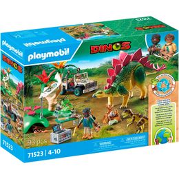Konstruktions-Spielset Playmobil "Forschungscamp mit Dinos (71523), Dinos", bunt, Spielbausteine, Kinder, Kunststoff, Konstruktions-Spielset, Made in Europe