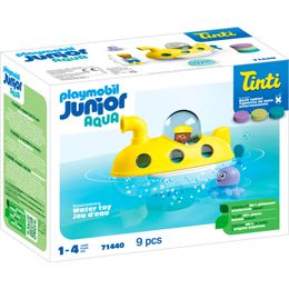 Konstruktions-Spielset Playmobil "Buntes U-Boot (71440), JUNIOR AQUA & Tinti", bunt, Spielbausteine, Baby, Kunststoff, Konstruktions-Spielset, Made in Europe