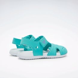 Trainingsschuh Reebok "Reebok SUNKISSED SANDAL", Jungen, Gr. 27,5, lila (aiaqua, lilarave, wei&szlig;), Schuhe Trainingsschuh