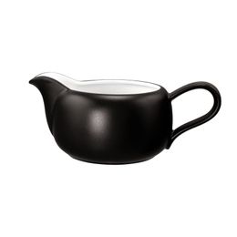 Sauciere Seltmann Weiden "Sauciere Liberty Velvet Black 640 ml schwarz", schwarz, L:20,4cm, Sch&uuml;sseln, Sauciere