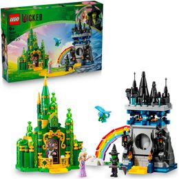 Konstruktionsspielsteine Lego "Emerald City & Kiamo Ko Castle (75689), Lego Wicked", bunt, Spielbausteine, Kinder, Kunststoff, Konstruktionsspielsteine, Made in Europe