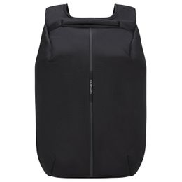 Laptoprucksack Samsonite "SECURIPAK 2.0 Backpack 15.6", Gr. B/H/T: 33cm x 44,5cm x 18cm, schwarz, Polyester, unifarben, Rucks&auml;cke Laptoprucksack, Rucksack Freizeitrucksack Cityrucksack Backpack Schulrucksack