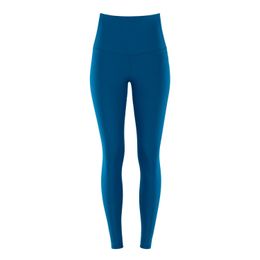 Leggings WINSHAPE "Functional Comfort HWL117C", Damen, Gr. S, Normalgr&ouml;&szlig;en, gr&uuml;n (teal gr&uuml;n), 85% Polyester, 15% Elasthan, Hosen Leggings, mit V-Shape Applikation und Core-Bund