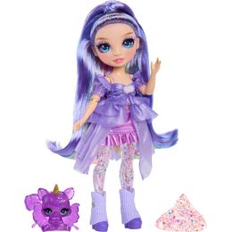 Anziehpuppe RAINBOW HIGH "Rainbow Shimmers with Slime Fashion Doll, Violet (purple)", lila (violett), Puppen, Kinder, Anziehpuppe