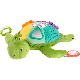 babyFEHN Greifspielzeug FEHN "Activity-Meeresschildkr&ouml;te XL", bunt, Greifspielzeug, BabyB:33cm H:9cm L:38cm, Softvelour, Greifspielzeug, B:33cm H:9cm L:38cm
