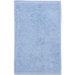 G&auml;stehandt&uuml;cher Ross "Vita", blau (himmelblau), B:30cm L:50cm, Frottier, Obermaterial: 100% Baumwolle, Handt&uuml;cher, G&auml;stehandt&uuml;cher, Bestickung Ross-Emblem