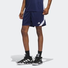 Trainingsshorts adidas Performance "M ICON SQUAD S", Herren, Gr. M, N-Gr, blau (team navy blau, wei&szlig;), Obermaterial: 100% Polyester, clean, Hosen Trainingsshorts, Topseller