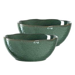 Schale Leonardo "Salatsch&uuml;sseln Matera &oslash; 24 cm 2er Set", gr&uuml;n, Sch&uuml;sseln, Schale