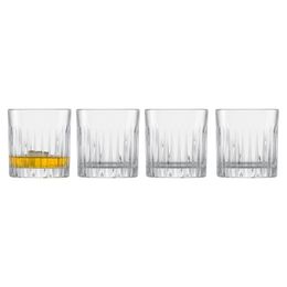Schott Zwiesel Whiskyglas SCHOTT-ZWIESEL "Whiskygl&auml;ser Stage 364 ml 4er Set transparent", bunt (transparent), 4 tlg., Glas, Trinkgef&auml;&szlig;e, Whiskyglas