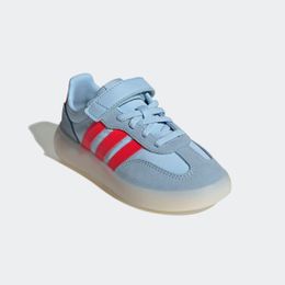 Sneaker adidas Sportswear "BARREDA DECODE KIDS", Damen, Gr. 31, clear sky, bright rot, core wei&szlig;, Leder, Textil, Schuhe Sneaker, mit Klettverschluss, f&uuml;r Kinder & Jugendliche