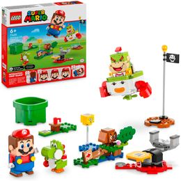 Konstruktionsspielsteine Lego "Abenteuer mit dem interaktiven Lego Mario&trade; (71439), Lego Super Mario", bunt, Spielbausteine, Kinder, Kunststoff, Konstruktionsspielsteine, Made in Europe