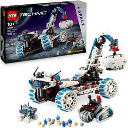 Konstruktionsspielsteine Lego "Lunar Outpost Mondrover-Raumfahrzeug (42211), Lego Technic", bunt, Spielbausteine, Kinder, Kunststoff, Konstruktionsspielsteine, Made in Europe