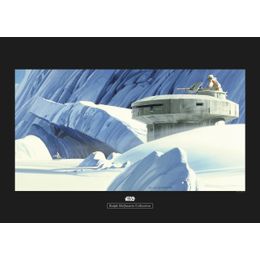 Bild Komar "Star Wars Classic RMQ Hoth Echo Base", bunt (farbe bild(er): bunt), B:70cm H:50cm, Holz, Papier, Bilder, Bild, Wandbild zur Dekoration im Kinderzimmer - ohne Rahmen