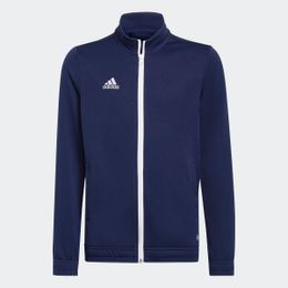 Trainingsjacke adidas Performance "ENT22 TK JKTY", Damen, Gr. 164, blau (team navy blau 2), Obermaterial: 100% Polyester, bestickt, Jacken Trainingsjacke