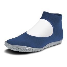 Barfu&szlig;schuh Leguano "BALLERINA", Damen, Gr. XS (36/37), blau, Textil, Schuhe Barfu&szlig;schuh, Ballerina, Slipper, Bequemschuh Flexibilit&auml;t vom Zeh bis zur Ferse