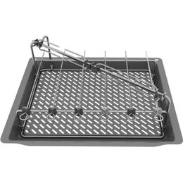 Siemens Grillschale "HZ635000", grau, B/H/T: 45,5cm 6cm x 37,5cm, Backbleche, Grillschale