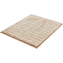 Badematte Kleine Wolke "Dottino", beige (macadamia), H:15mm, Polyester, Badematten, Badematte, Badteppich, modernes 2 farbiges Design