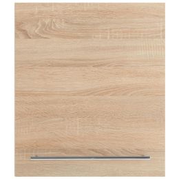 H&auml;ngeschrank KOCHSTATION "KS-Trient", braun (eichefarben), B:50cm H:57cm T:34cm, Schr&auml;nke, H&auml;ngeschrank, 50 cm breit