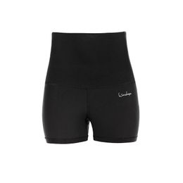 Hotpants WINSHAPE "Functional Power Shape HWL502", Damen, Gr. M, Normalgr&ouml;&szlig;en, schwarz, 80% Polyester, 20% Elasthan, Hosen Hotpants, High Waist Hot Pants