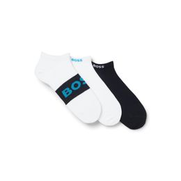 Sneakersocken BOSS "3P AS Logo CC", Herren, Gr. 43-46, open miscellaneous 961, Baumwollmischung, Socken Sneakersocken