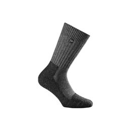 Kurzsocken Rohner Socks "Socken Original 1er Pack", Damen, Gr. 42-44, grau (anthrazit), Obermaterial: 70% Schurwolle WV. 25% Polyacryl PAN. 3% Elasthan EL. 2% Polyester PES., Socken Kurzsocken