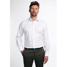 Langarmhemd Eterna "MODERN FIT", Damen, Gr. 46, Normalgr&ouml;&szlig;en, wei&szlig;, 100% cotton, tailliert, Manschette, Hemden Langarmhemd, NON IRON (b&uuml;gelfrei)